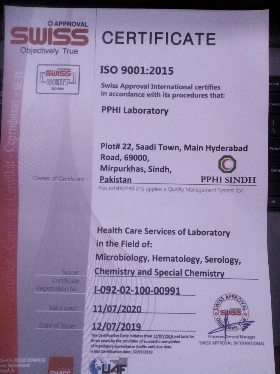 PPHI SINDH - Karachi