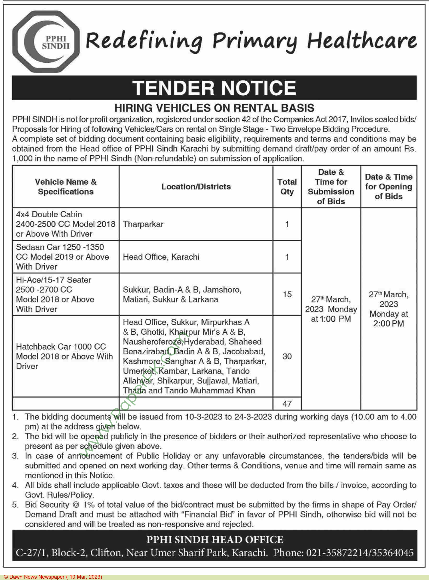 PPHI SINDH - Karachi