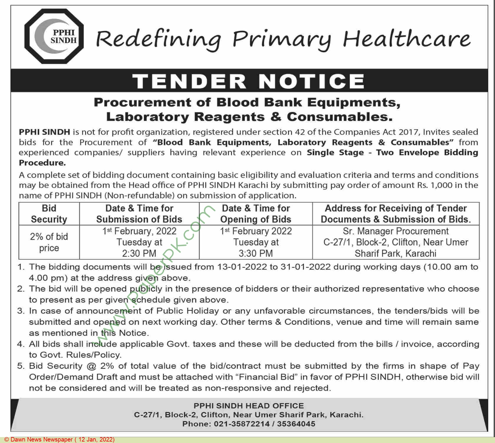 PPHI SINDH - Karachi