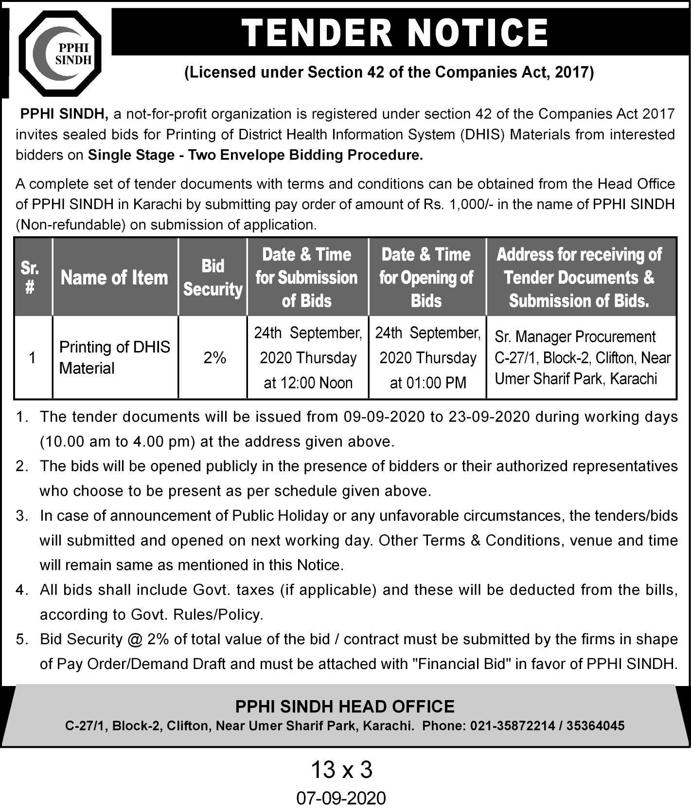 PPHI SINDH - Karachi