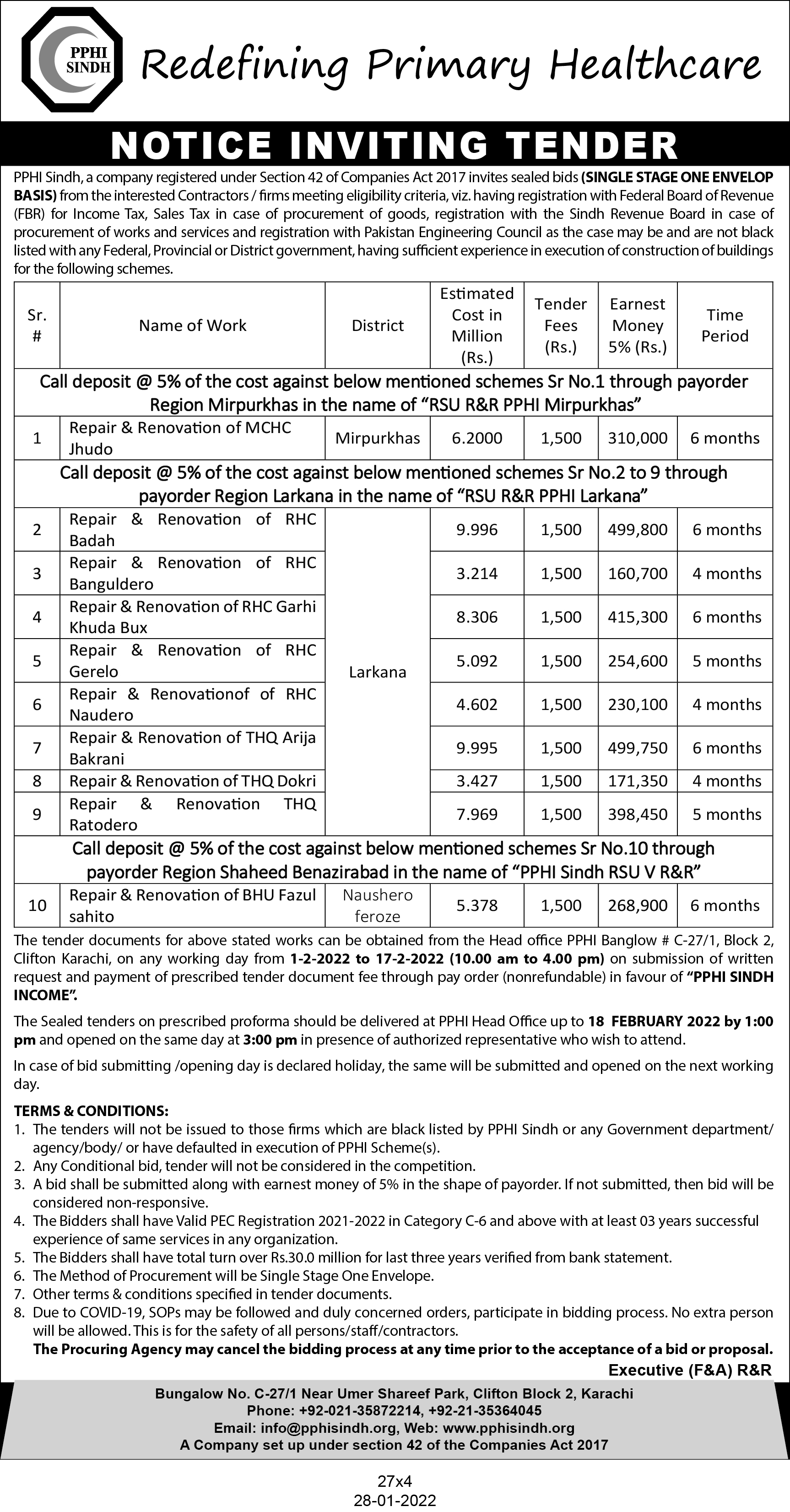 PPHI SINDH - Karachi