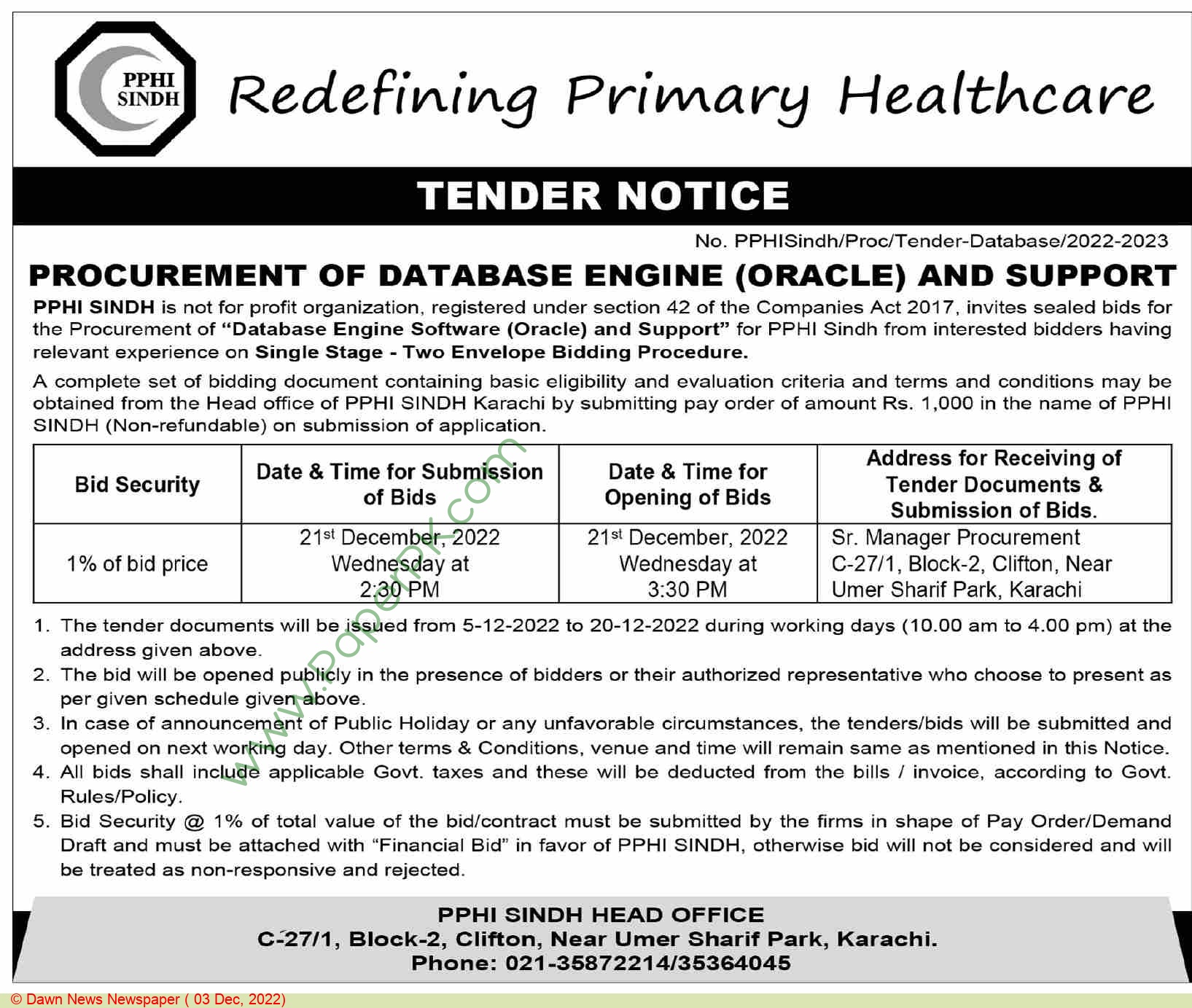 PPHI SINDH - Karachi