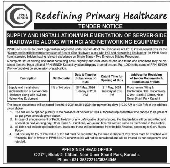 PPHI SINDH - Karachi