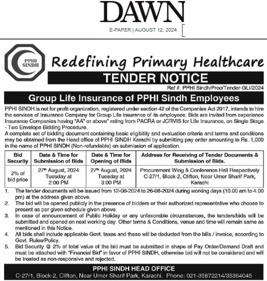 PPHI SINDH - Karachi