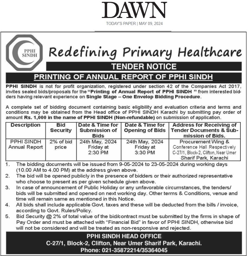 PPHI SINDH - Karachi